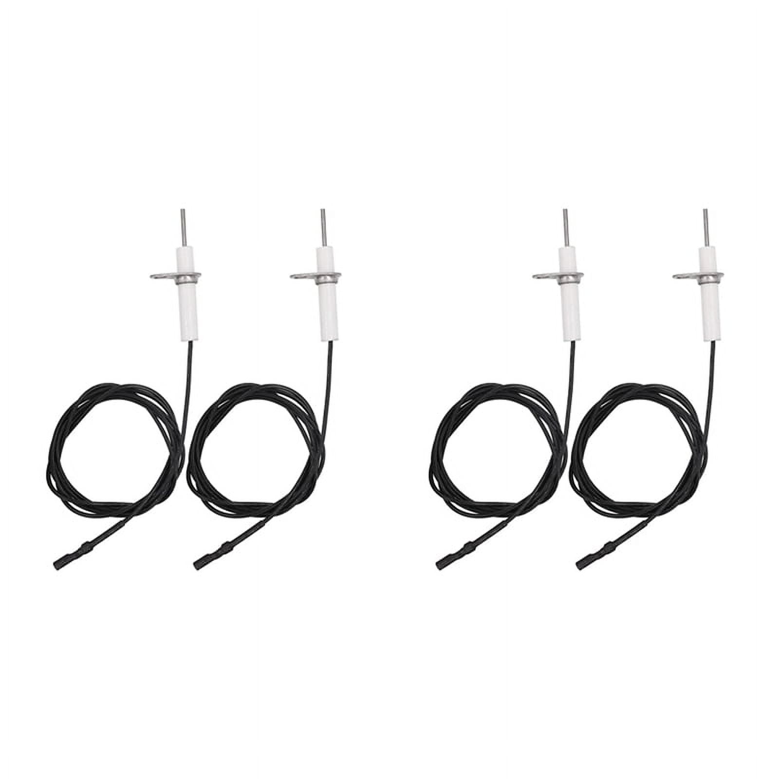 4Pc 38Inch Ignitor Wire & Ceramic Electrode Assembly,Ignition Electrode ...