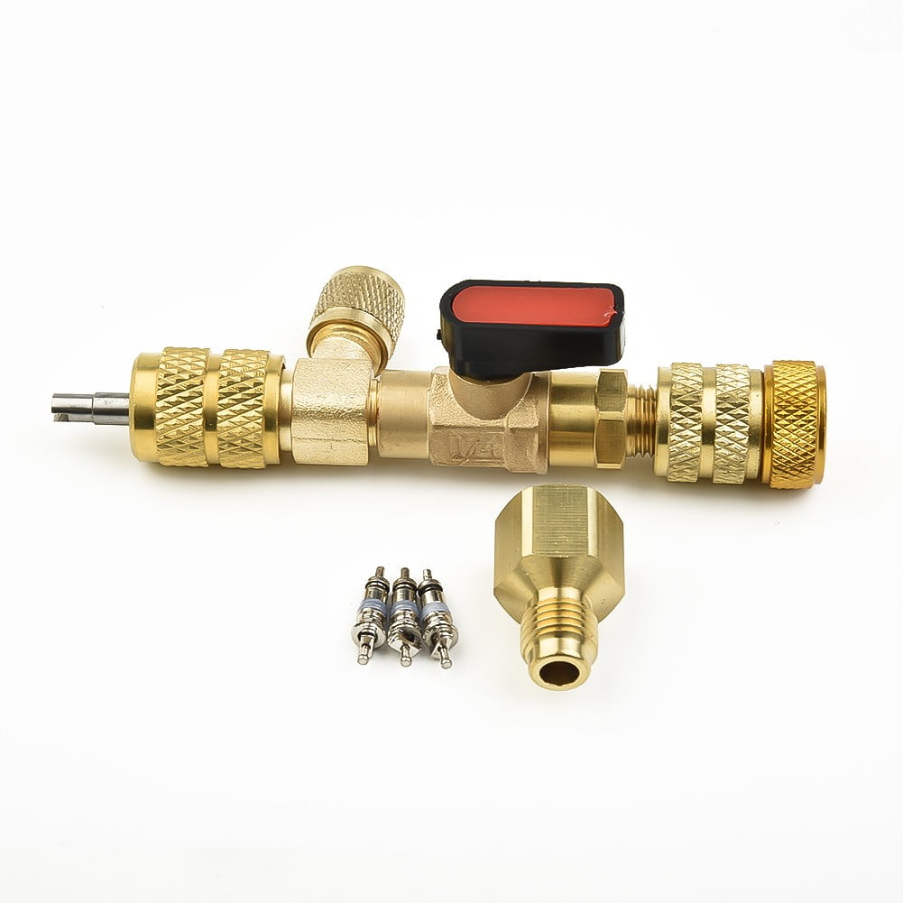 4Pc 4Xhvac Valve Core Remover Dual Size 5/16"&1/4" Port Installer Tool ...