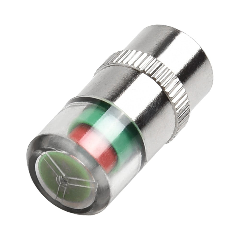 4Pc Car Auto Tire Pressure Test Monitor Valve Stem Cap Sensor Indicator ...