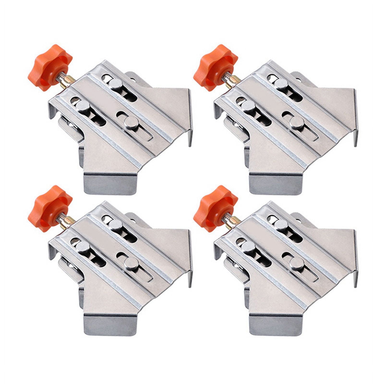 4Pc Carpenter Quick Positioning Clamp for Wood Panel Splicing 90 Degree ...