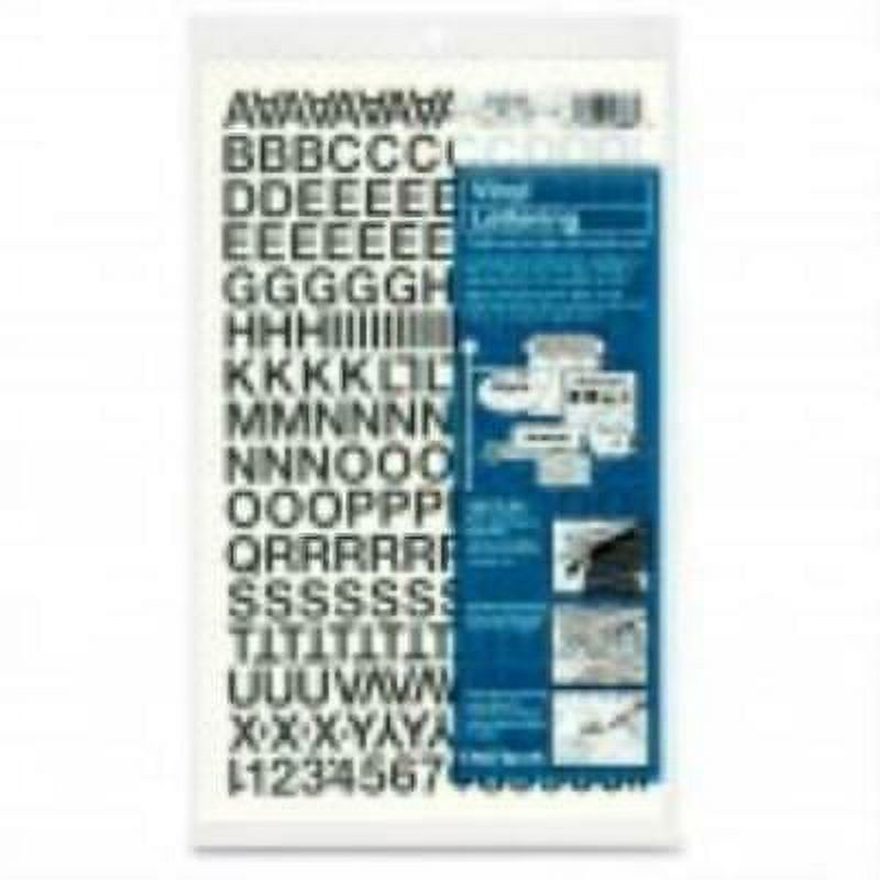 4Pc Chartpak Vinyl Letters and Numbers - 201 per pack - Walmart.com