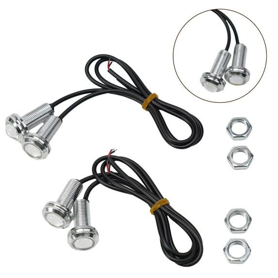 4Pc Dc 12V Marine Boat Transom Led Stern Lights Round Cold White Led ...