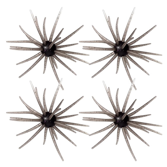 4Pc Dice Bait, Fuzzy Baits for Bass Fishing, Floating TPR Swimbait with ...