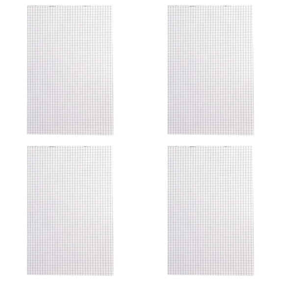 4Pc Draft Scratch Pad, 40 Sheets Lined Grid Blank Notebook, Thick Paper ...