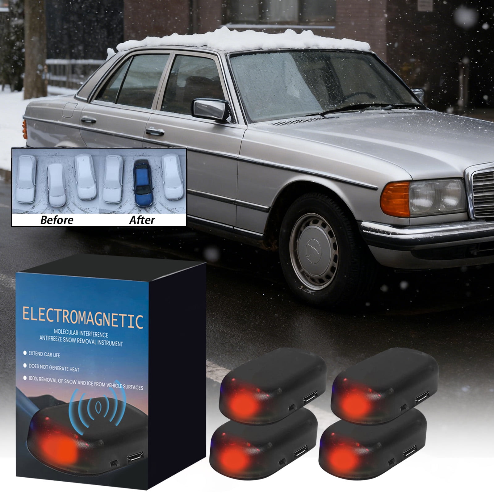 4Pc Electromagnetic Molecular Interference Snow Removal Instrument ...