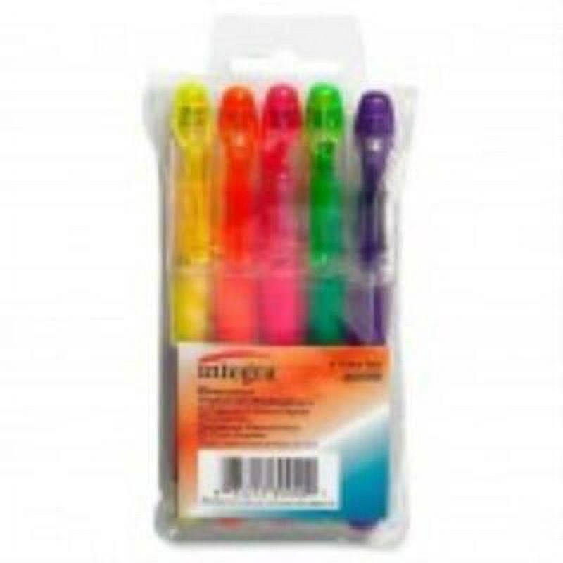 4Pc Integra Liquid Assorted Highlighters - 5 Pack - Walmart.com