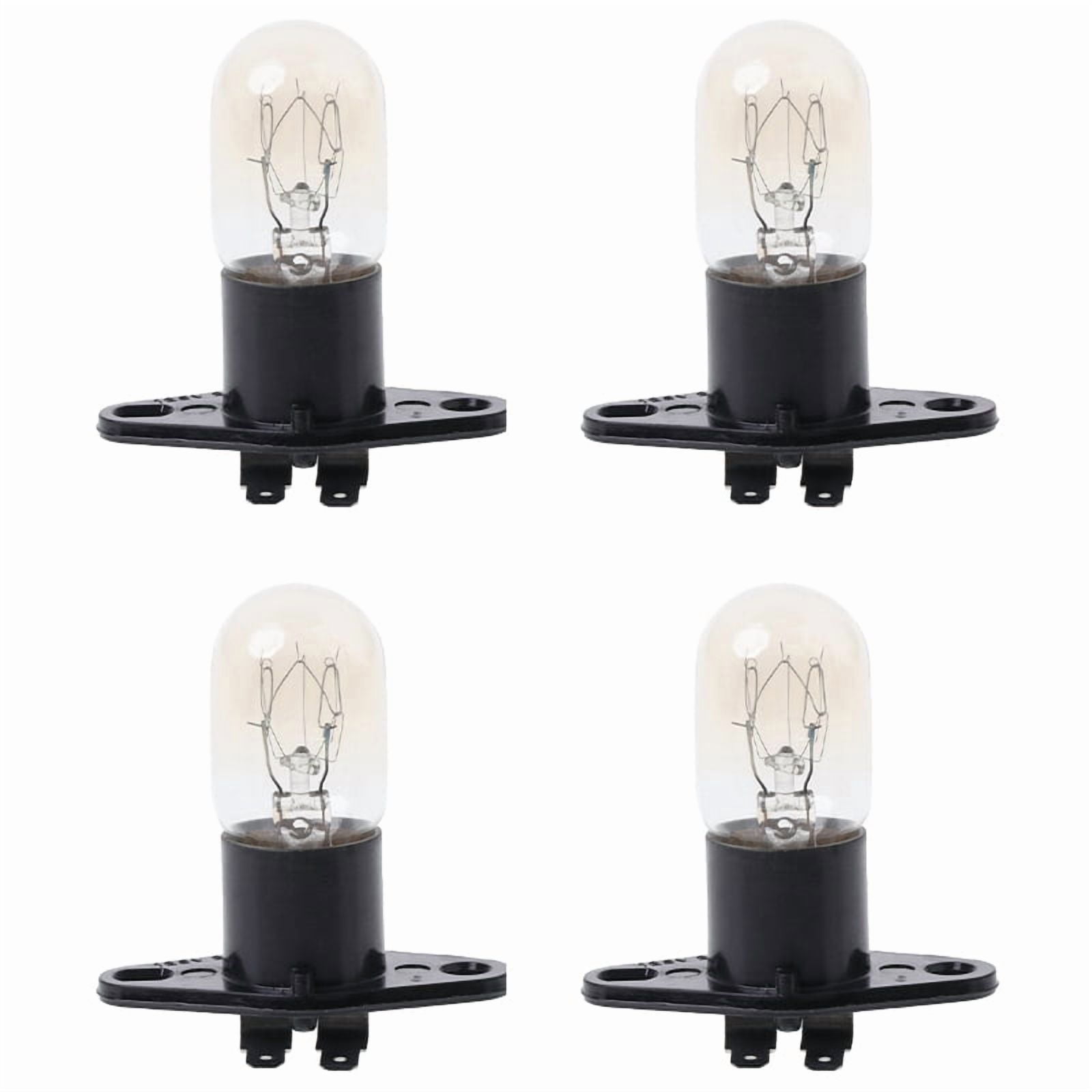 4Pc Microwave Oven Global Light Lamp Bulb Base Design 250V 2A ...