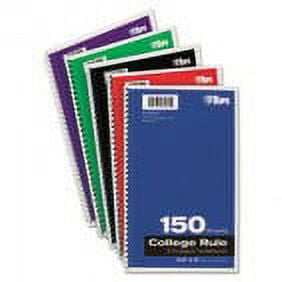 4Pc TOPS Coil-Lock Wirebound Notebooks, College/Medium, 9-1/2 x 6 ...