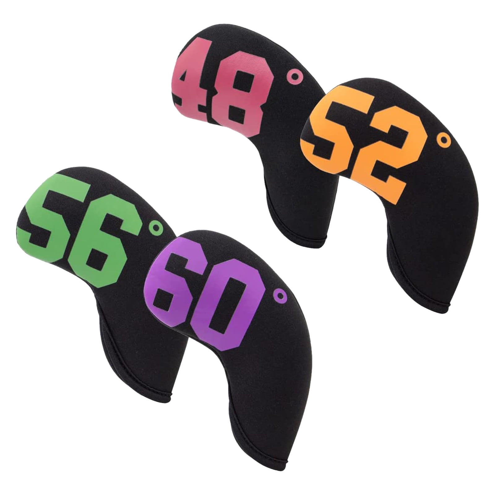4Pc Waterproof Neoprene Golf Putter Covers Golf Iron Head Covers Golf ...