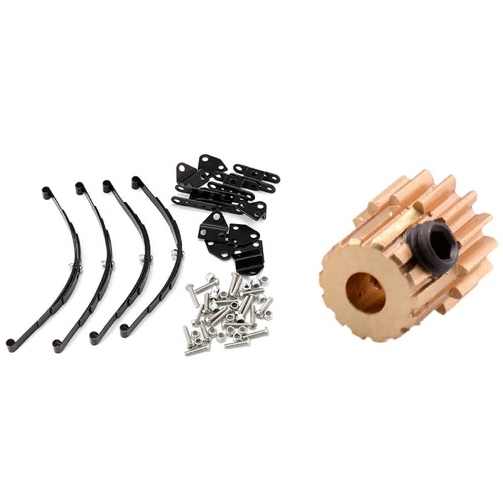 4Pcs 1/10 Leaf Springs Set Highlift Chassis & 1Pcs Model Car 14T Motor ...