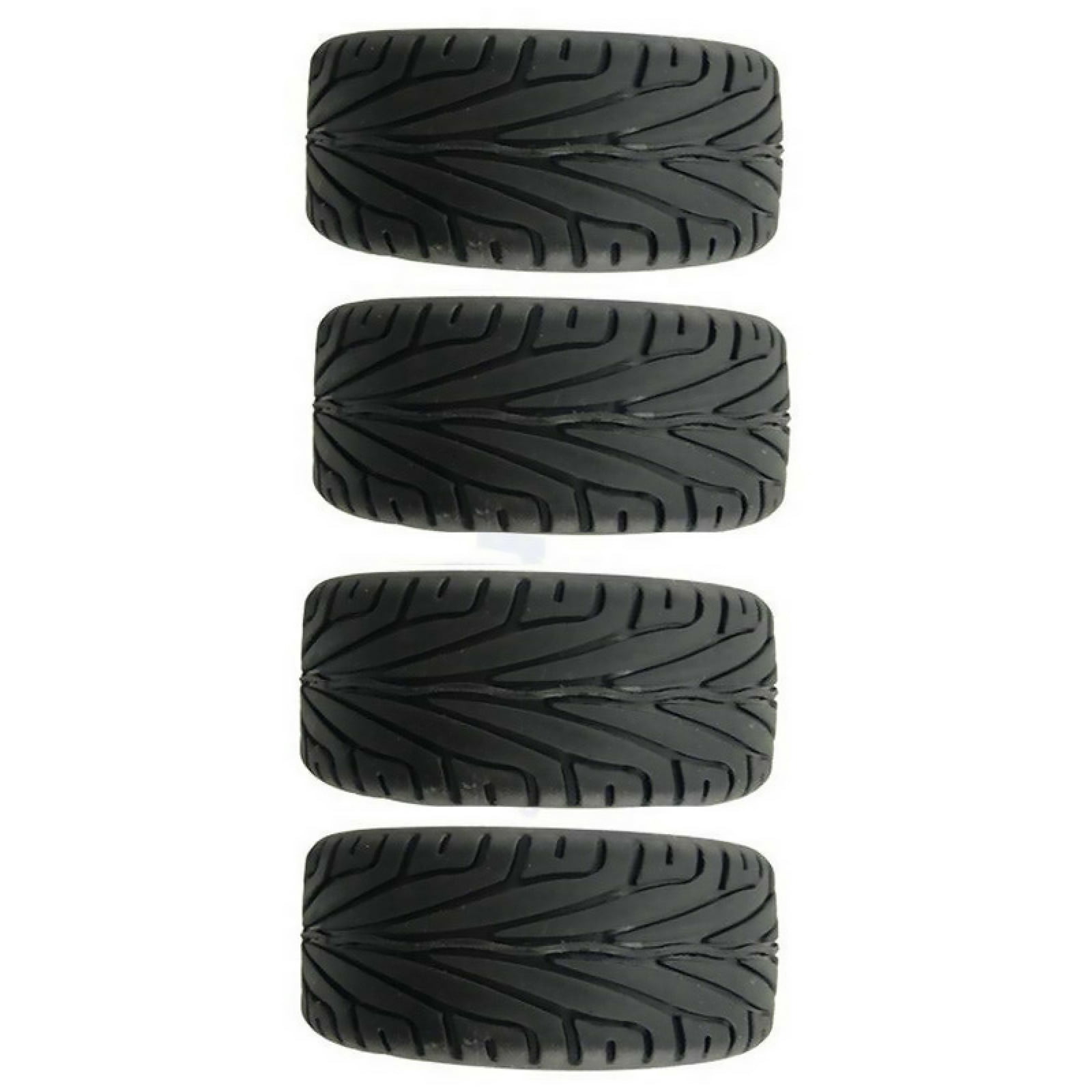 4Pcs 1/18 Scale RC Car Tires Black Rubber, High Grip for Wltoys Models ...
