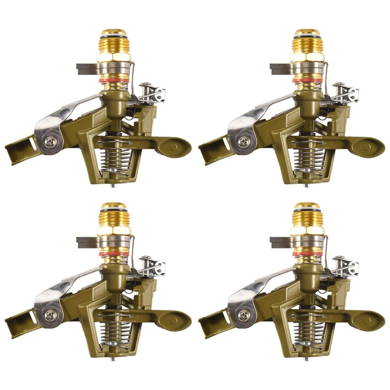 4Pcs 1/2 Inch Heavy Duty Impact Sprinkler Head Perfect for Watering ...