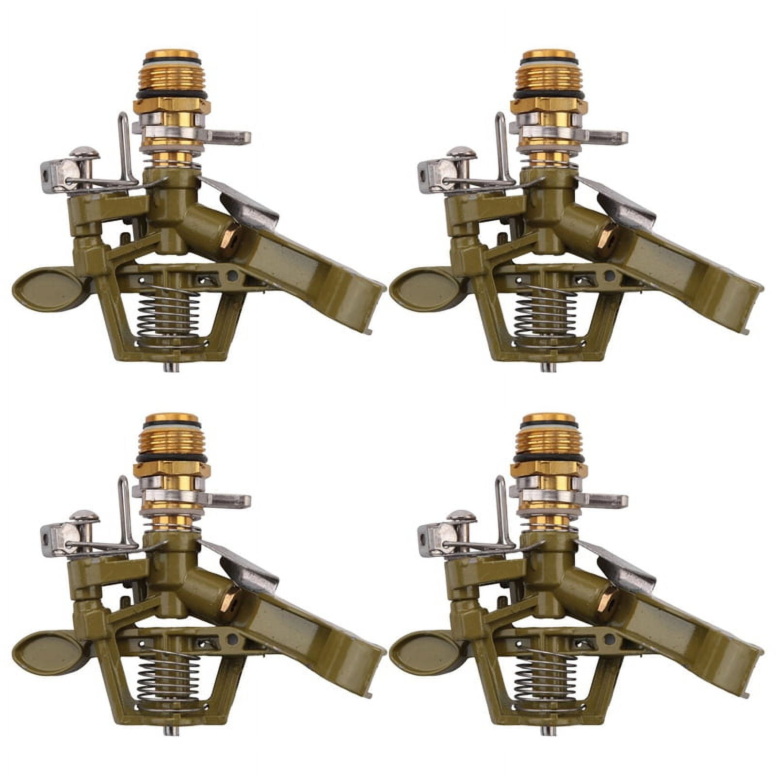 4Pcs 1/2 Inch Heavy Duty Impact Sprinkler Perfect for Watering Large ...