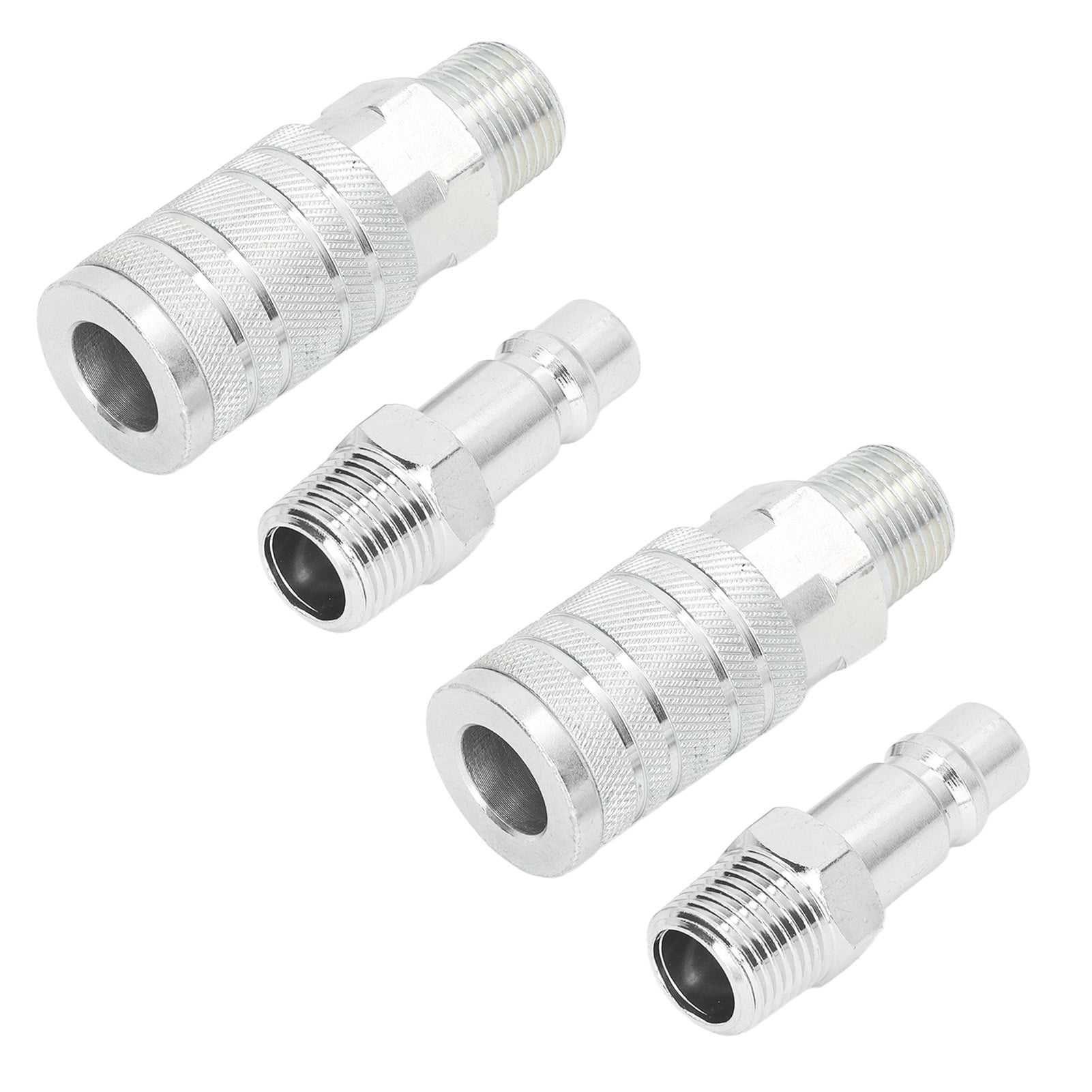 4Pcs 1/2in NPT Air Hose Fitting Quick Connector Set 300PSI High Flow ...