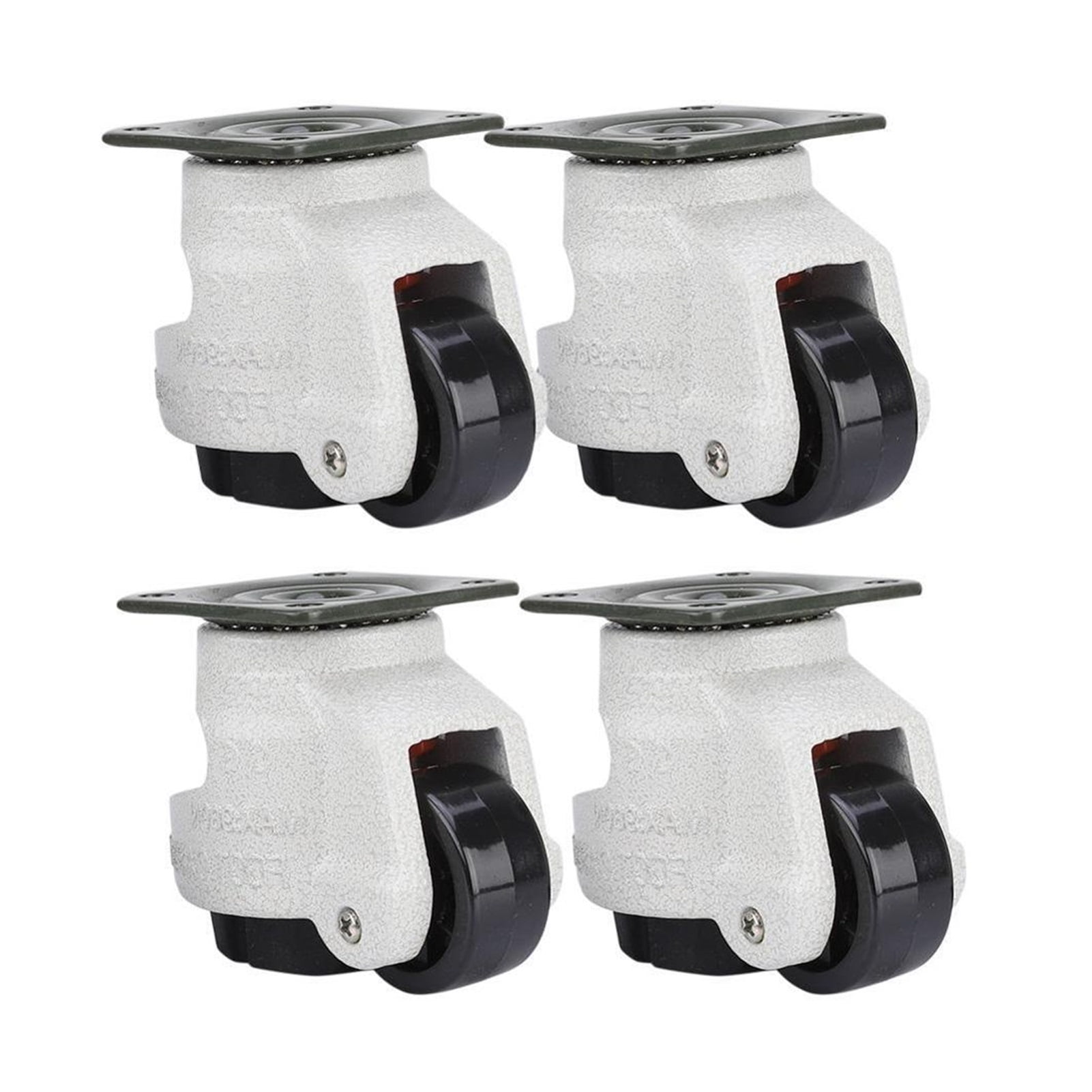 4Pcs 1.5" Retractable Leveling Casters Industrial Machine Swivel Caster ...