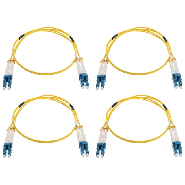 4Pcs 1.64Ft Single Mode Duplex Fiber Optic Patch Cable LSZH Fiber ...