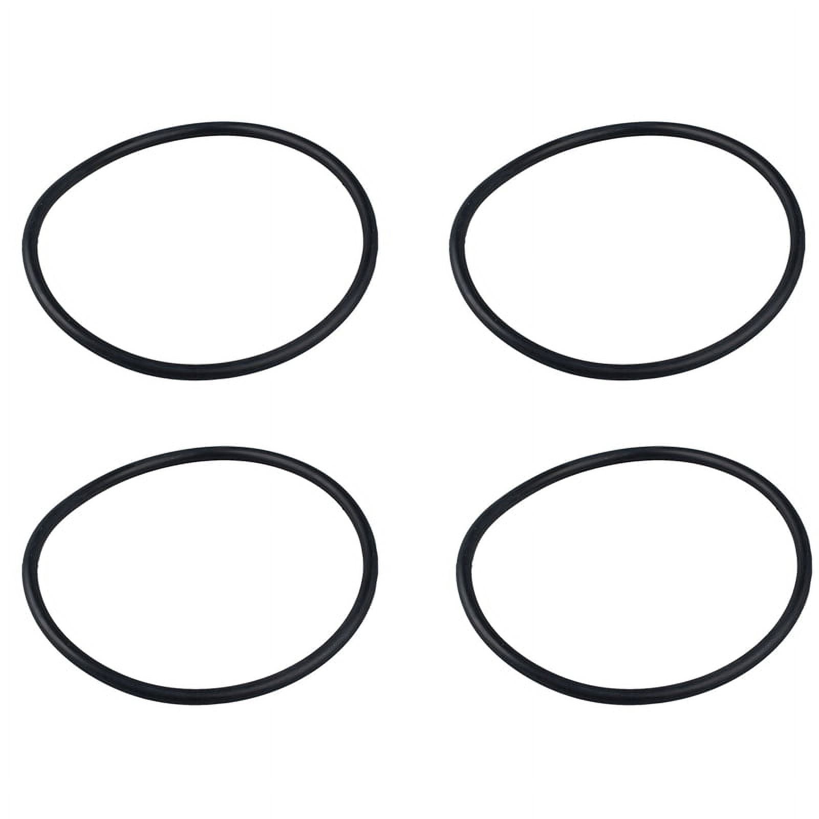 4Pcs 110mm x 5mm Black Rubber Industrial Flexible O Ring Seal Washer,4 ...