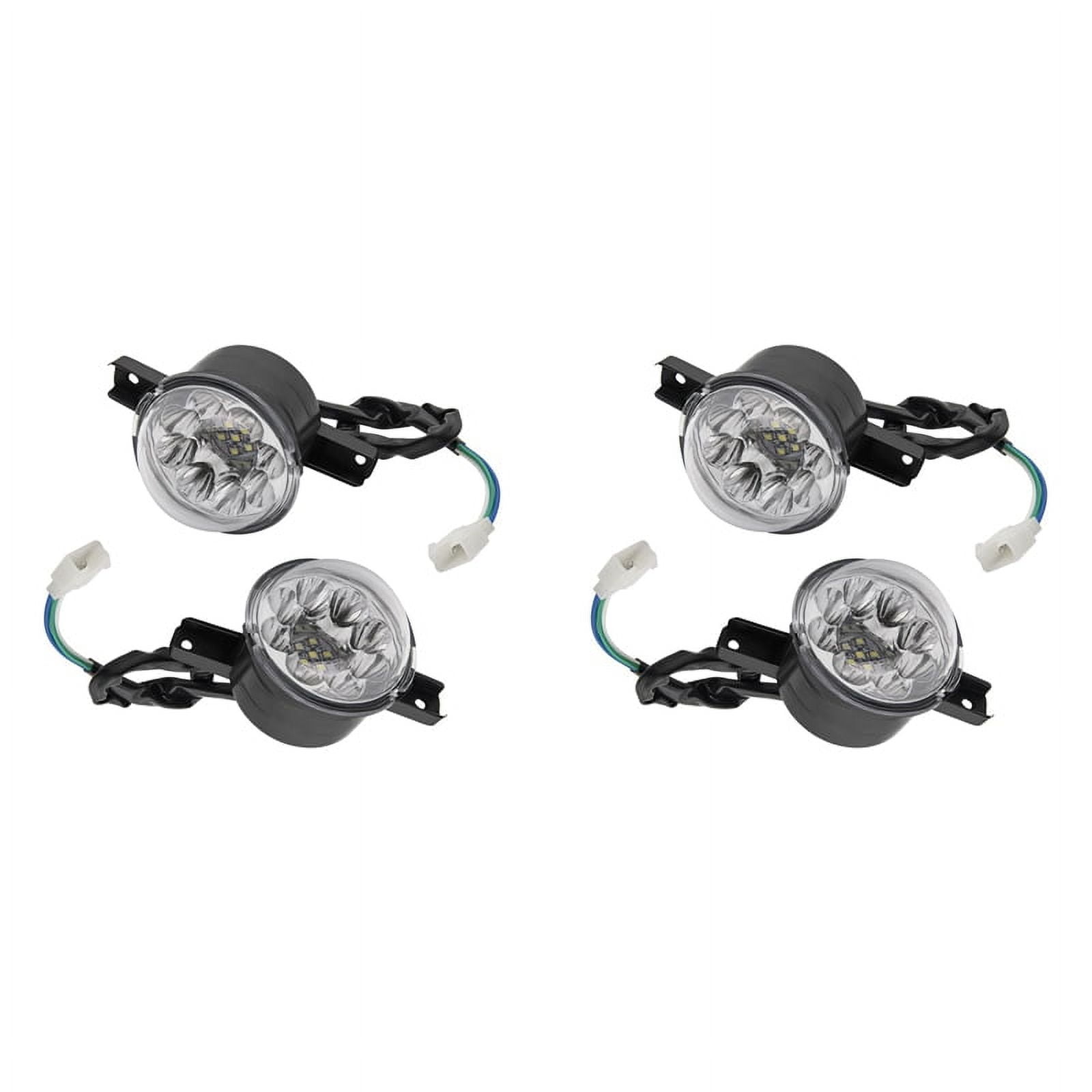 4Pcs 12V LED ATV Front Headlight 125Cc 150Cc 250Cc 300Cc Headlights for ...