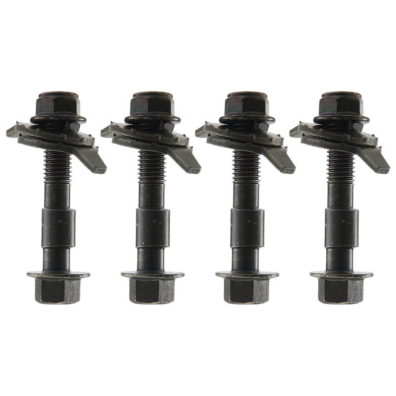 4Pcs 14Mm Steel Car Four Wheel Alignment Adjustable Camber Bolts 10.9 ...