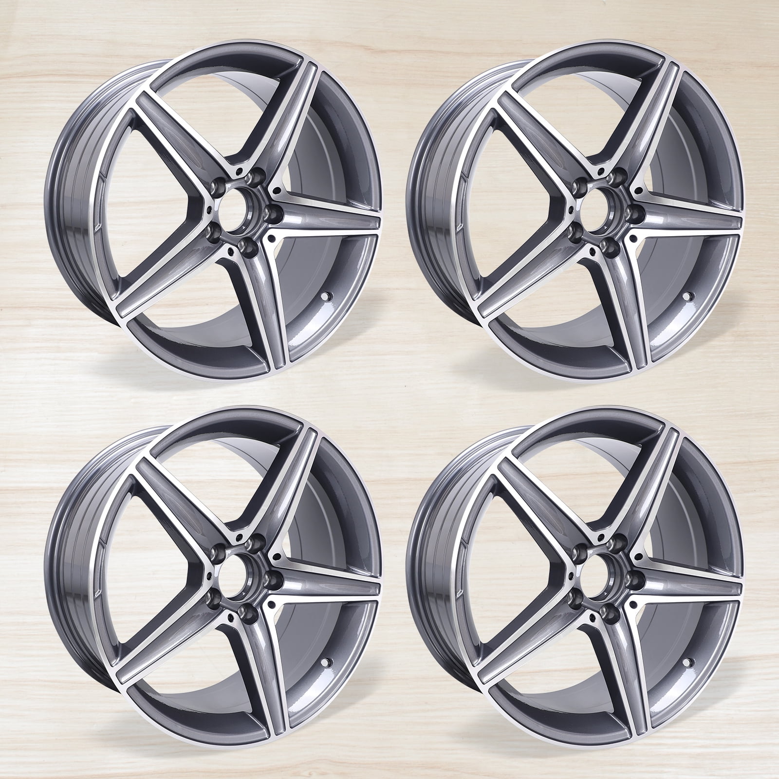 4Pcs 18" Wheels Rims For Mercedes S430 E350 GLC300 GL350 18x8.5 Inch ...