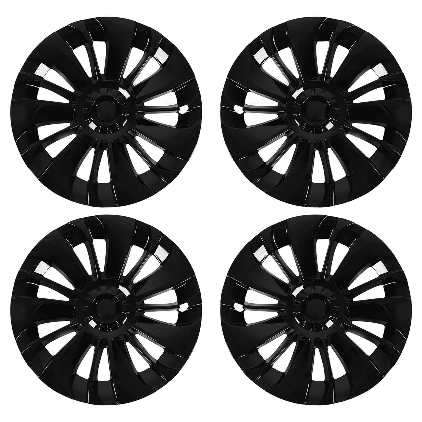 4Pcs 19in Wheel Hub Cap Low Wind Resistance Protective Replacement for ...