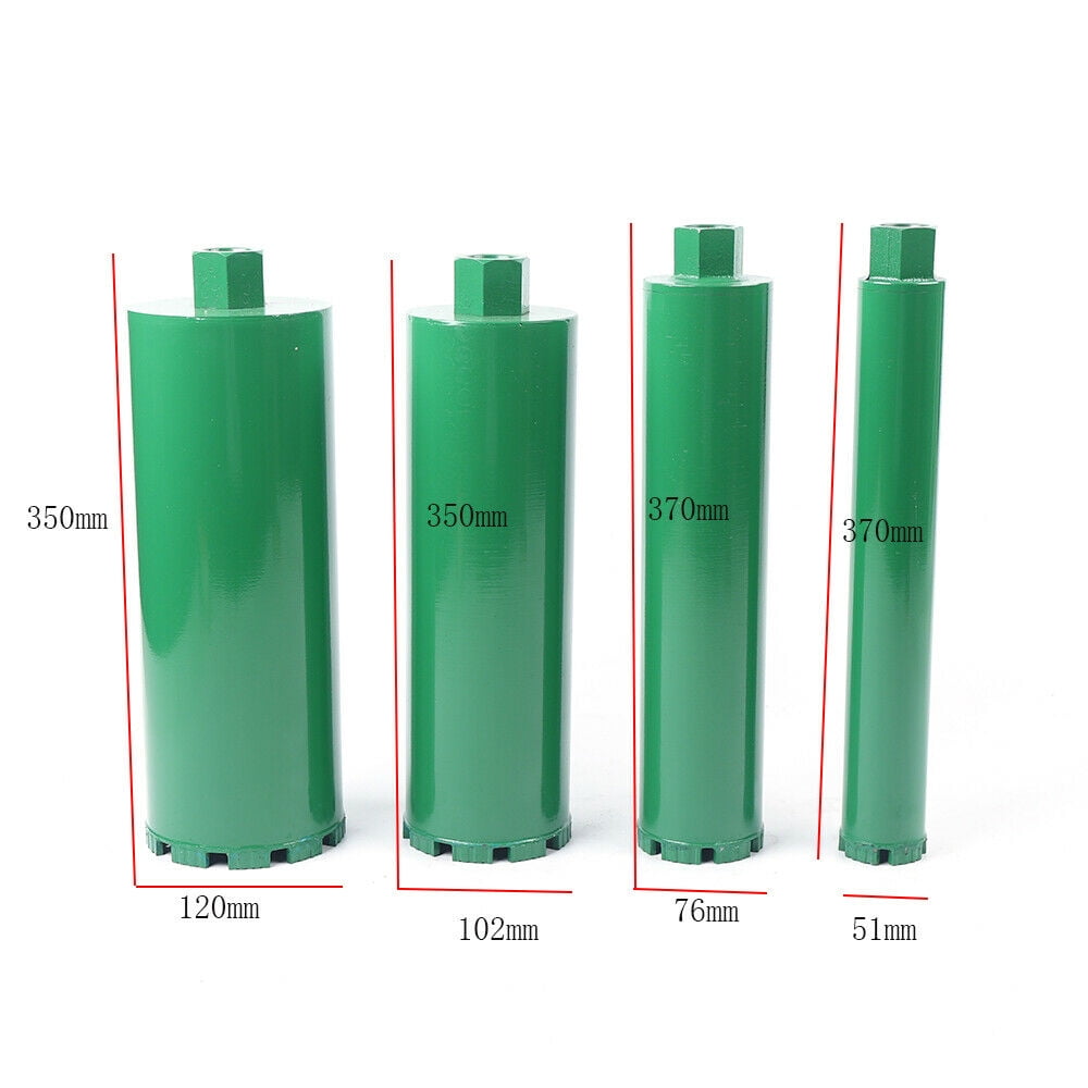 VPABES 4Pcs Wet Diamond Core Drill Bit Combo 2'' 3'' 4'' 5'' for ...
