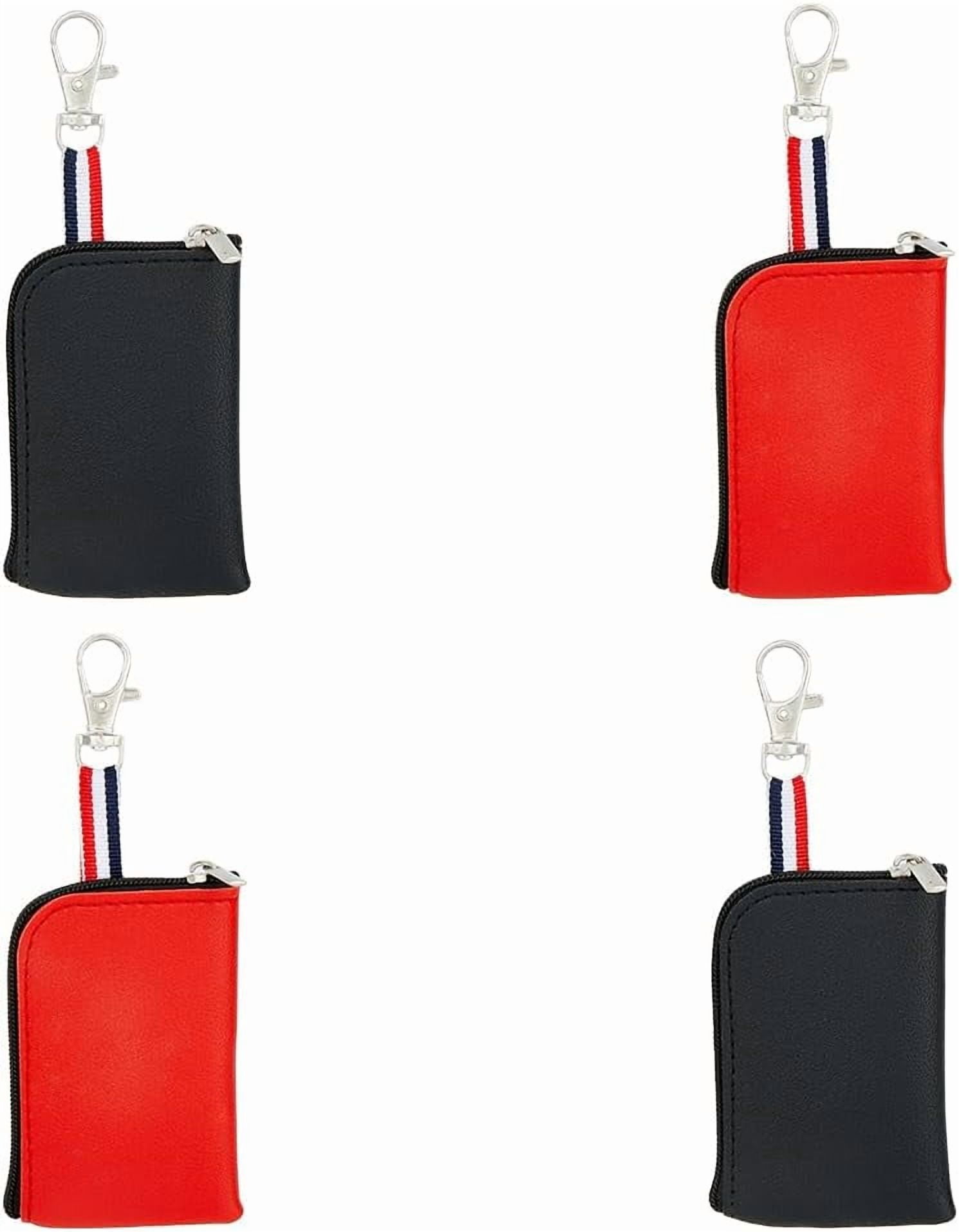 4Pcs 2 Colors Rectangle Lip Balm Sleeve Pouches Imitation Leather ...