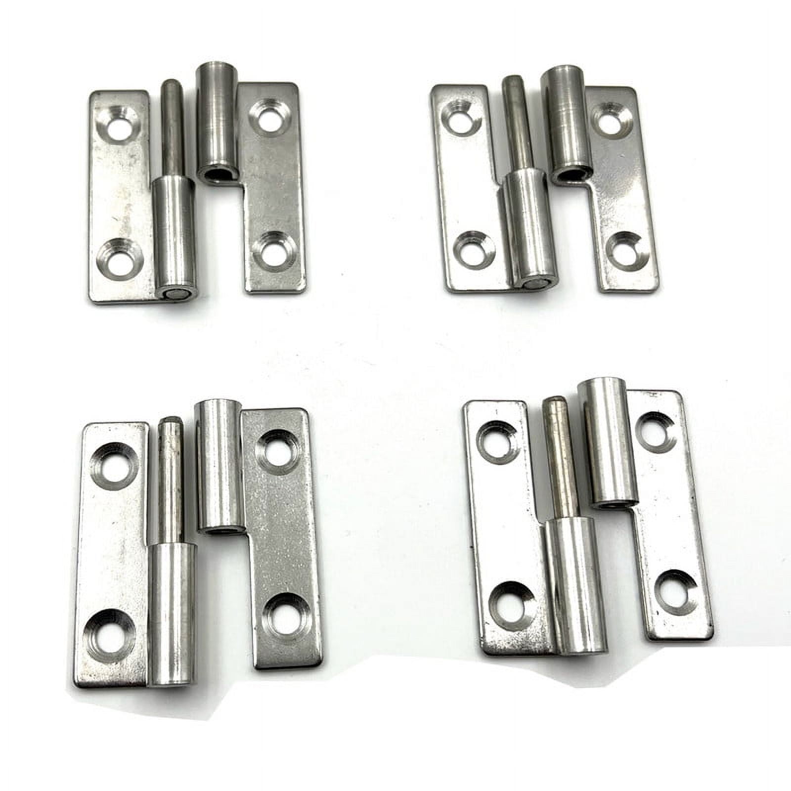 4Pcs 2" Detachable Door Hinges Lift Off Removable Flag Hinges 304 ...