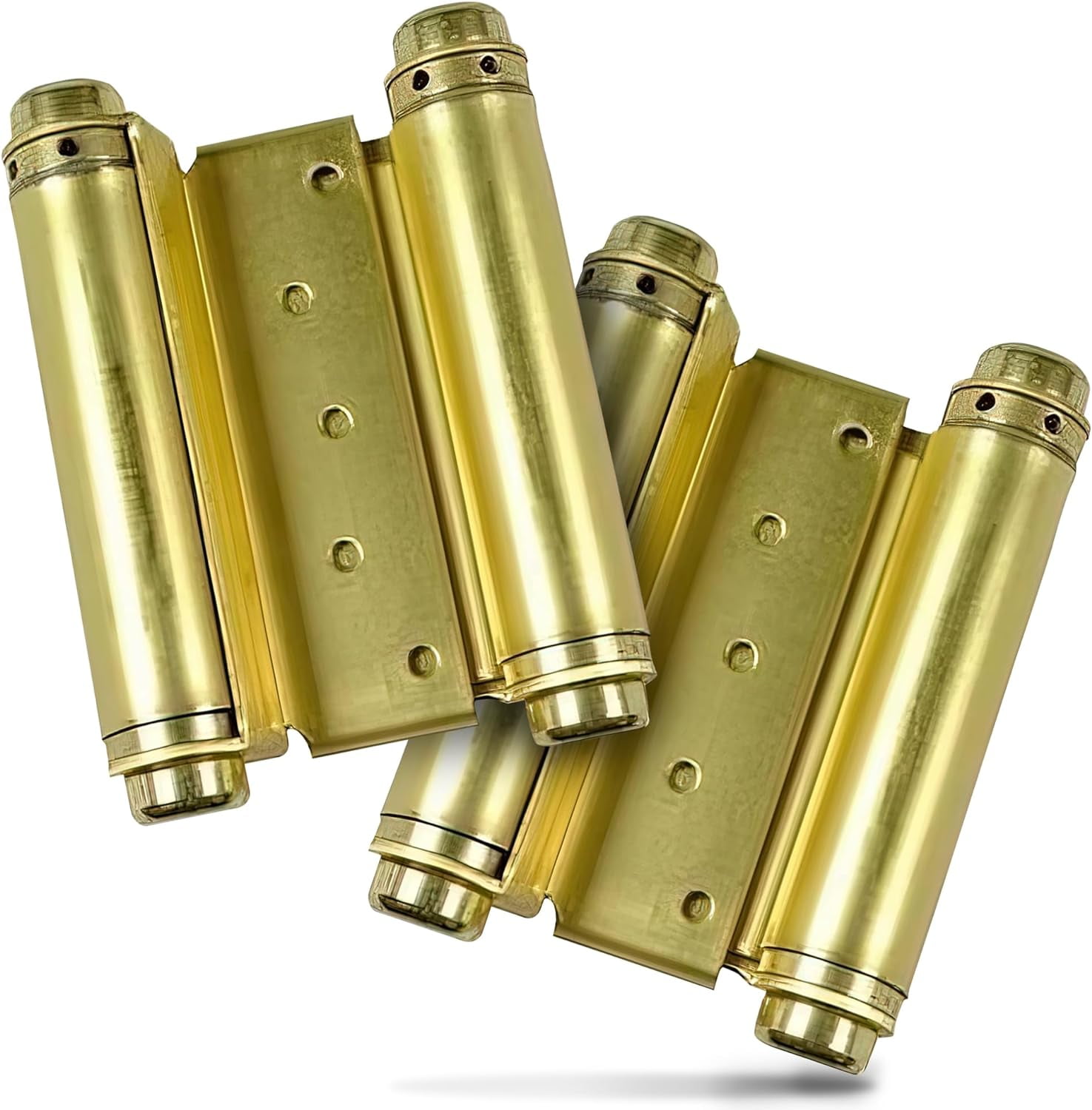 4Pcs 2 Pairs 4" Double Action Spring Hinge Stainless Steel Cafe Saloon ...