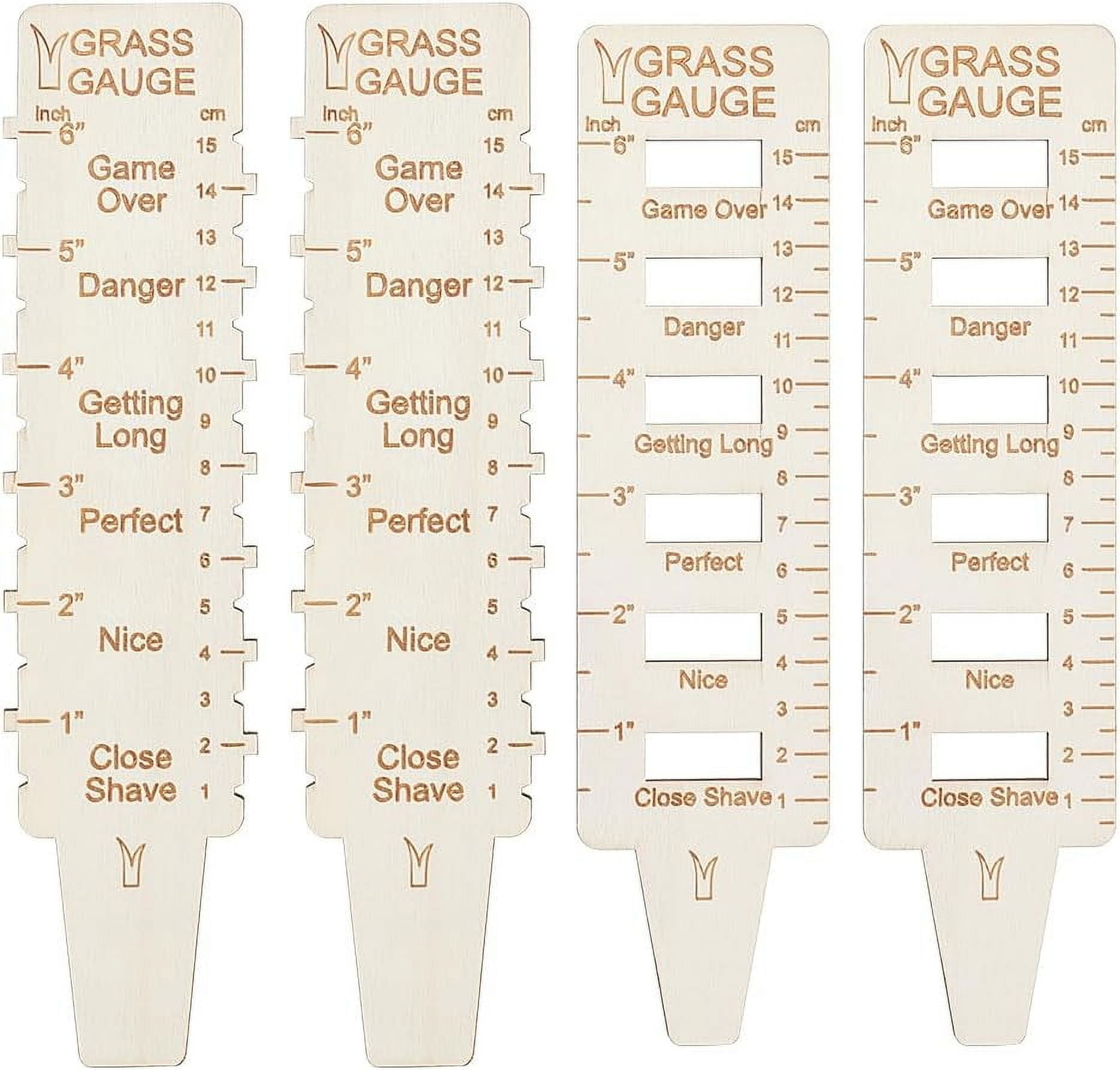 4Pcs 2 Style Wood Grass Gauge Plant Growth Height Measurement Ruler ...