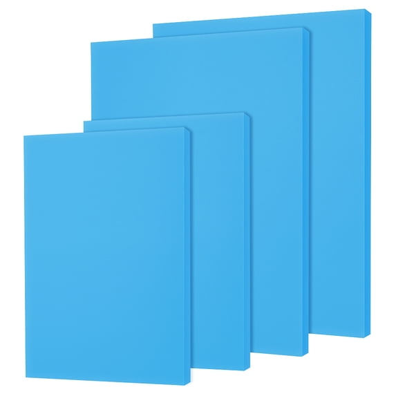 4Pcs 2 Styles Foam Board Building Model Materials Rectangle Deep Sky ...