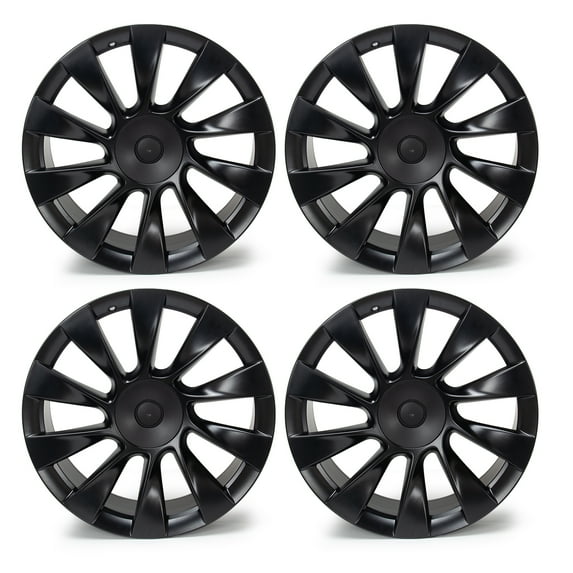 4Pcs 20" Wheel Rim 20x9.5-inch 5-Lug Black, for 2020-2023 Model Y ...