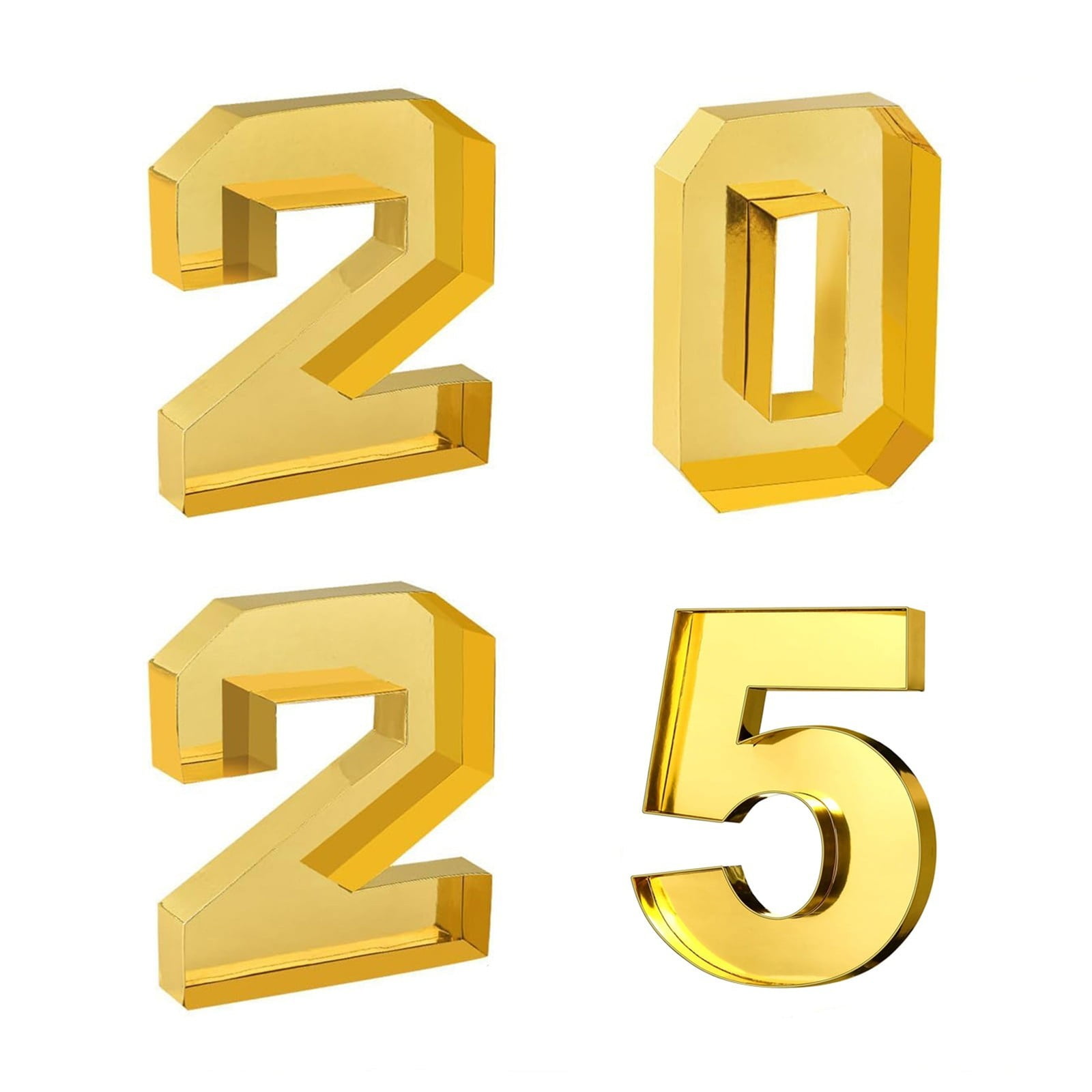 4Pcs 2025 Cardboard Number For Charcuterie Fillable Cardboard Number ...