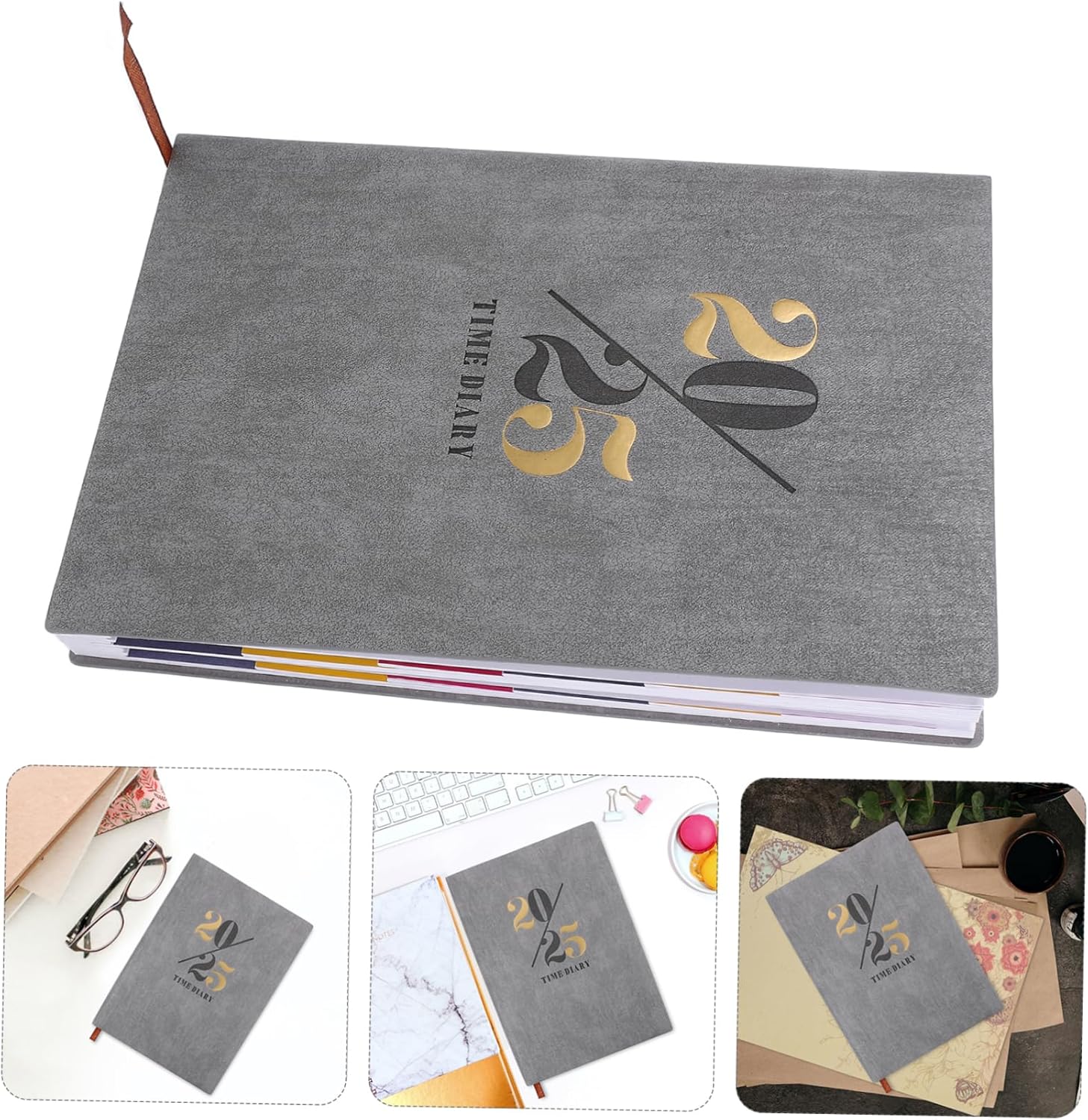 4Pcs 2025 Schedule Date Planner 2025 Daily Planner Convenient Daily ...