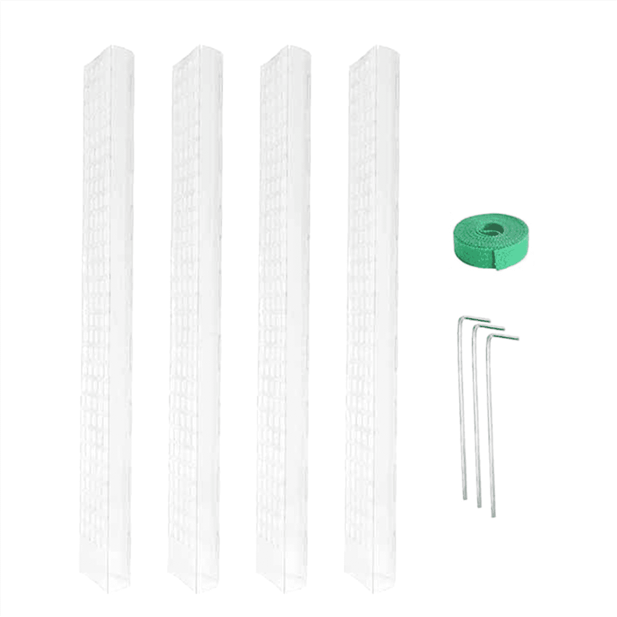 4Pcs 24Inch Plastic Moss Pole for Plants Monstera, Stackable Plant ...