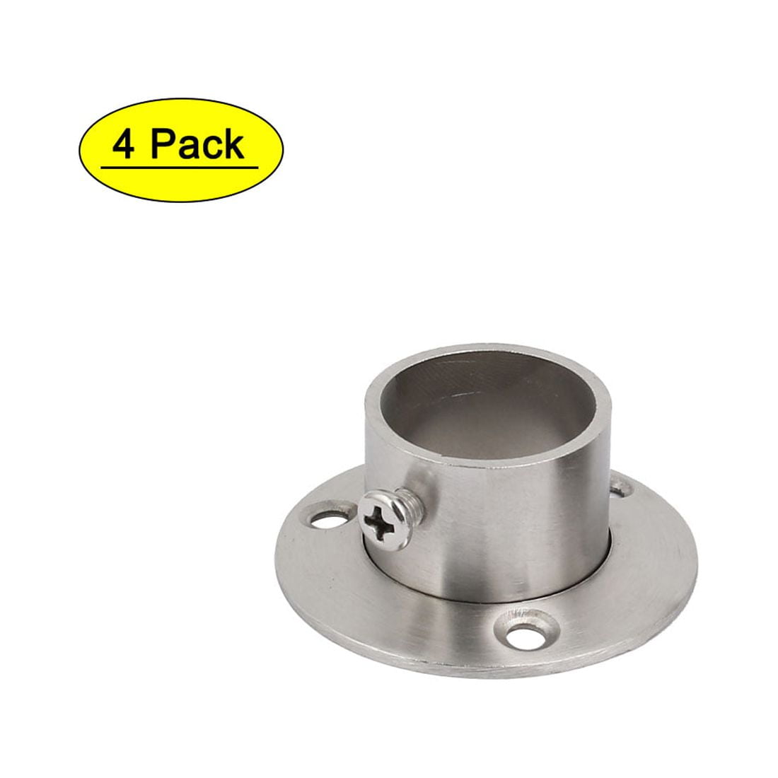 4Pcs 26mm Dia Stainless Steel Rail Rod End Flange Support Bracket for ...