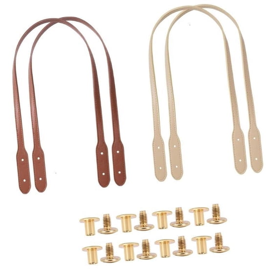 4Pcs 28.14Inch Long PU Replacement Handbag Handles Purse Bag Strap For ...