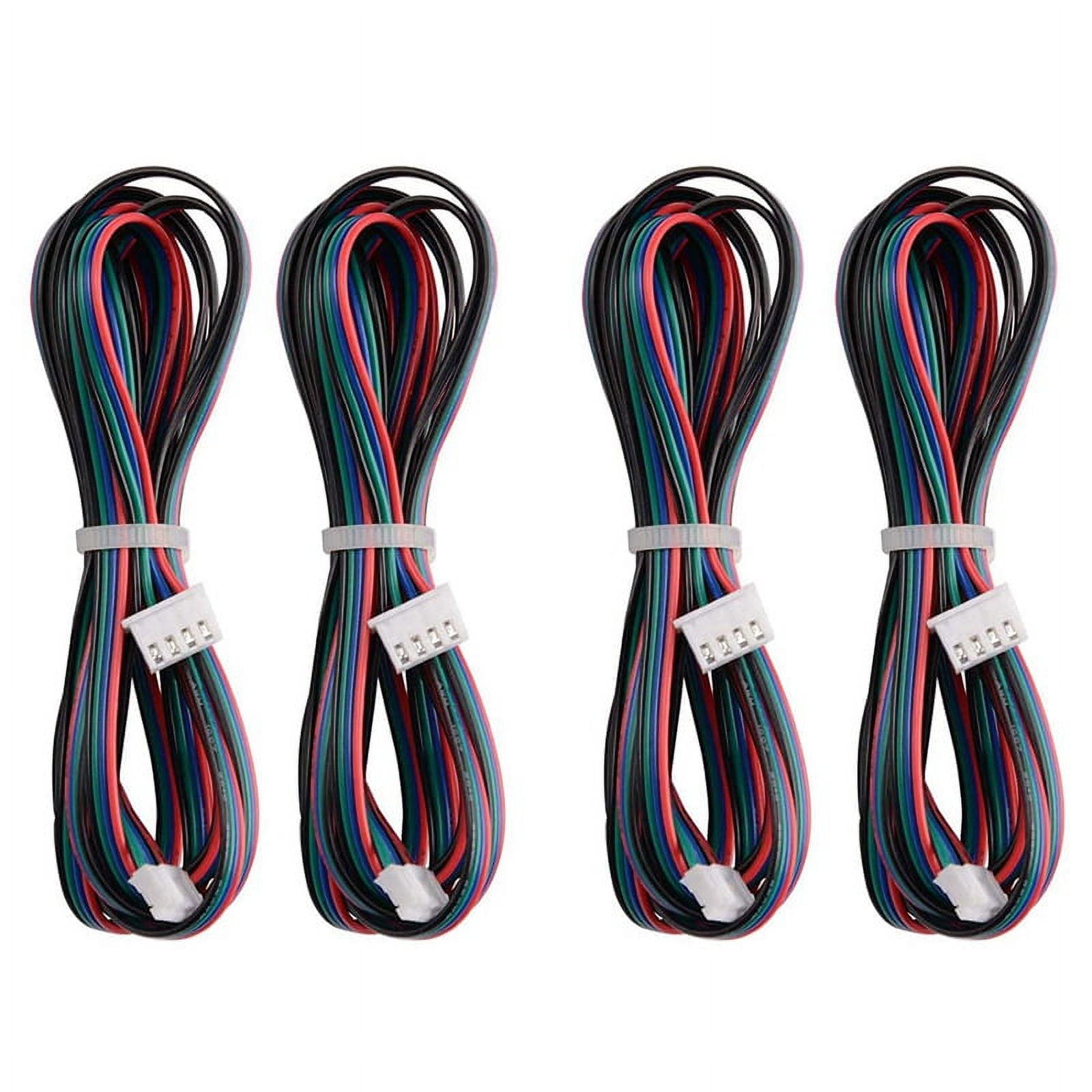 4Pcs 2M Motor Connector Cables XH2.54 4Pin to XH2.0 6Pin White Terminal ...