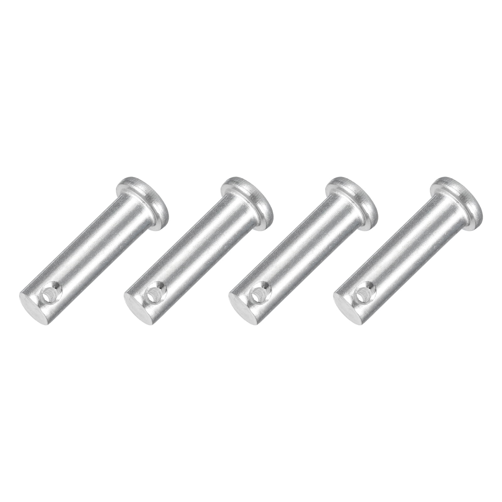 4Pcs 3/8" x 1-3/8" Single Hole Clevis Pins, 304 Stainless Steel Flat ...