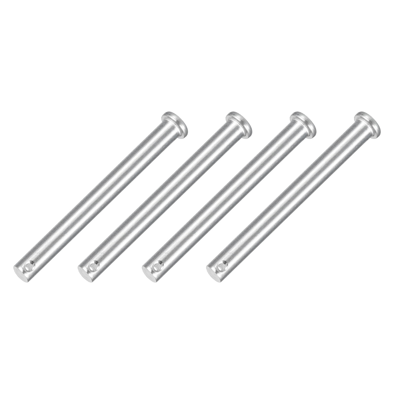 4Pcs 3/8" x 4" Single Hole Clevis Pins, 304 Stainless Steel Flat Head Pins - Walmart.com