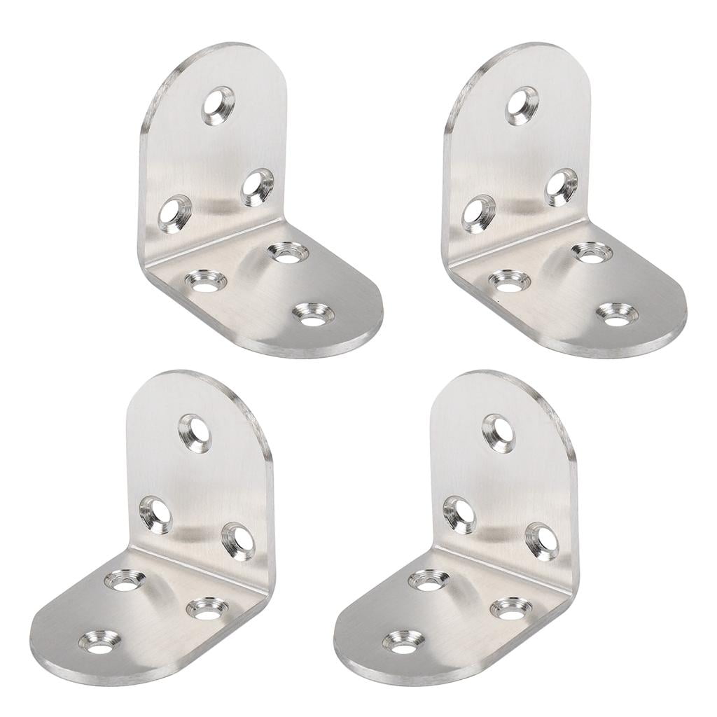 4Pcs 3 Hole Metal Angles Brackets L Shaped Angles Code Connector Angles ...