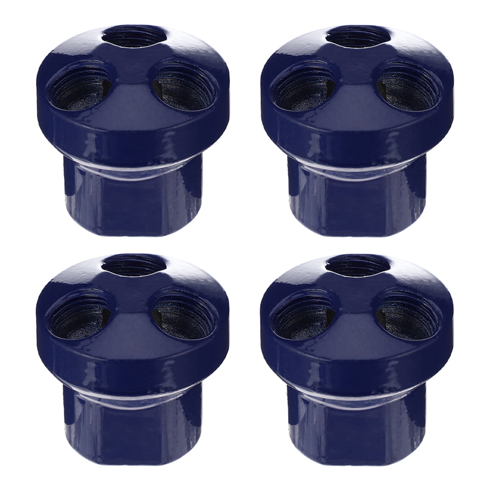 4Pcs 3 Ways Air Compressor Splitter Durable Air Outlet Block Air Hose ...