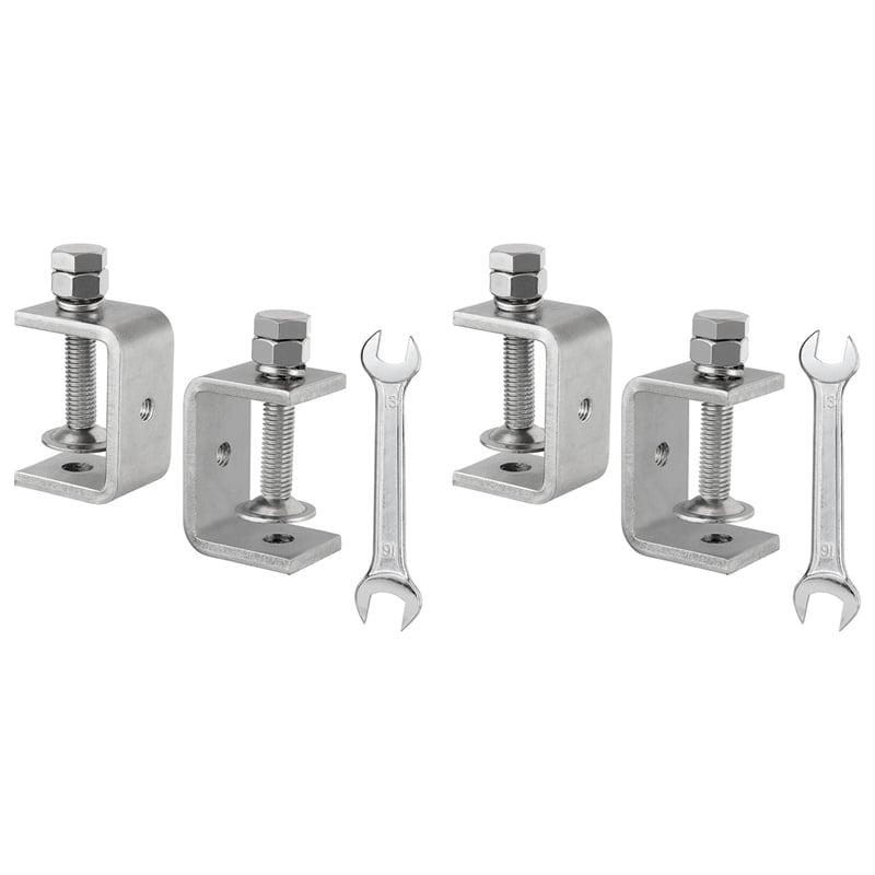 4Pcs 304 Stainless Steel C Clamp, Clamp Woodworking Clamp Heavy Duty C ...