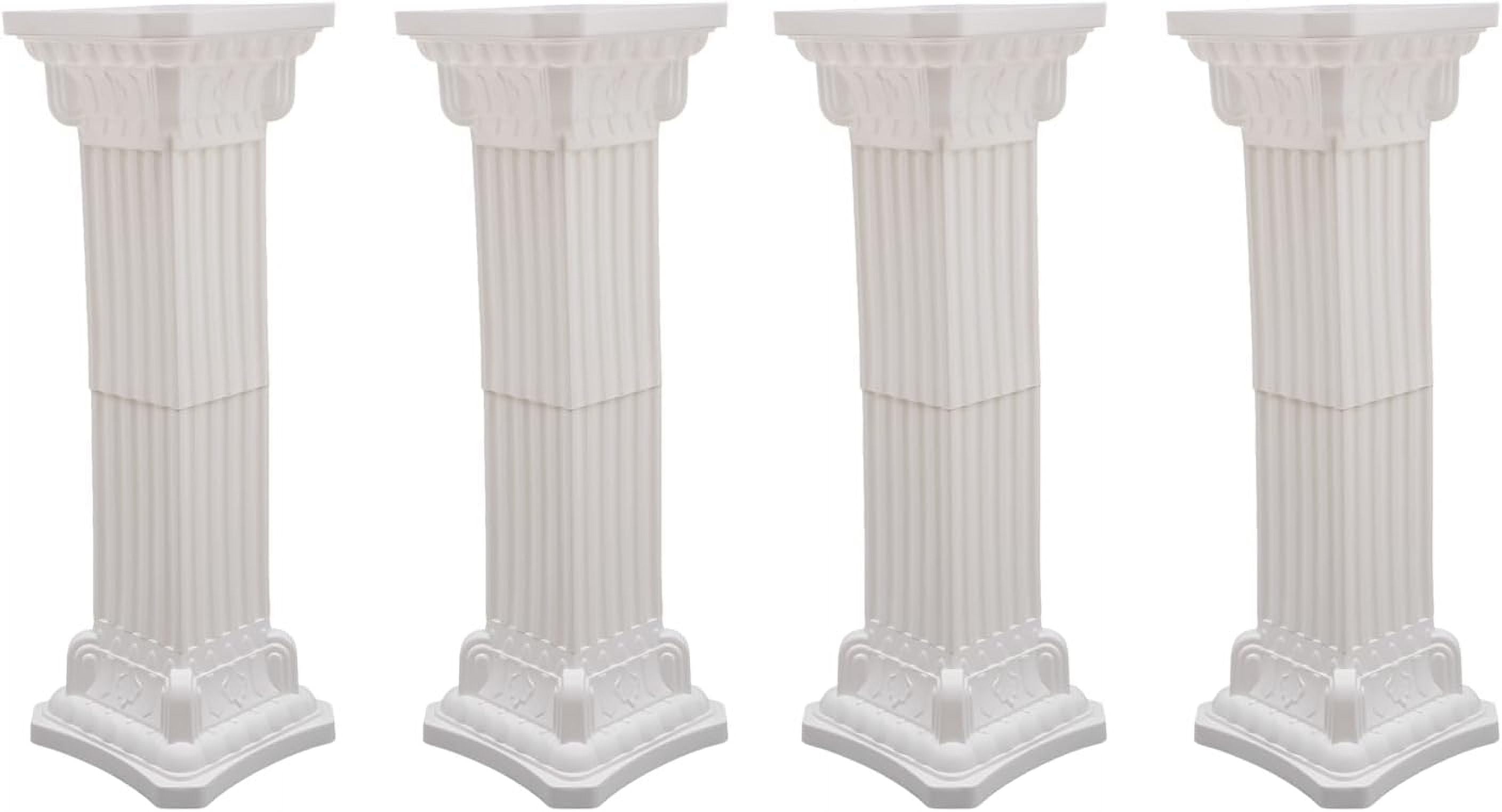 4Pcs 35.43“ Tall Wedding Roman Column, Wedding Landscaping Roman Pillar ...