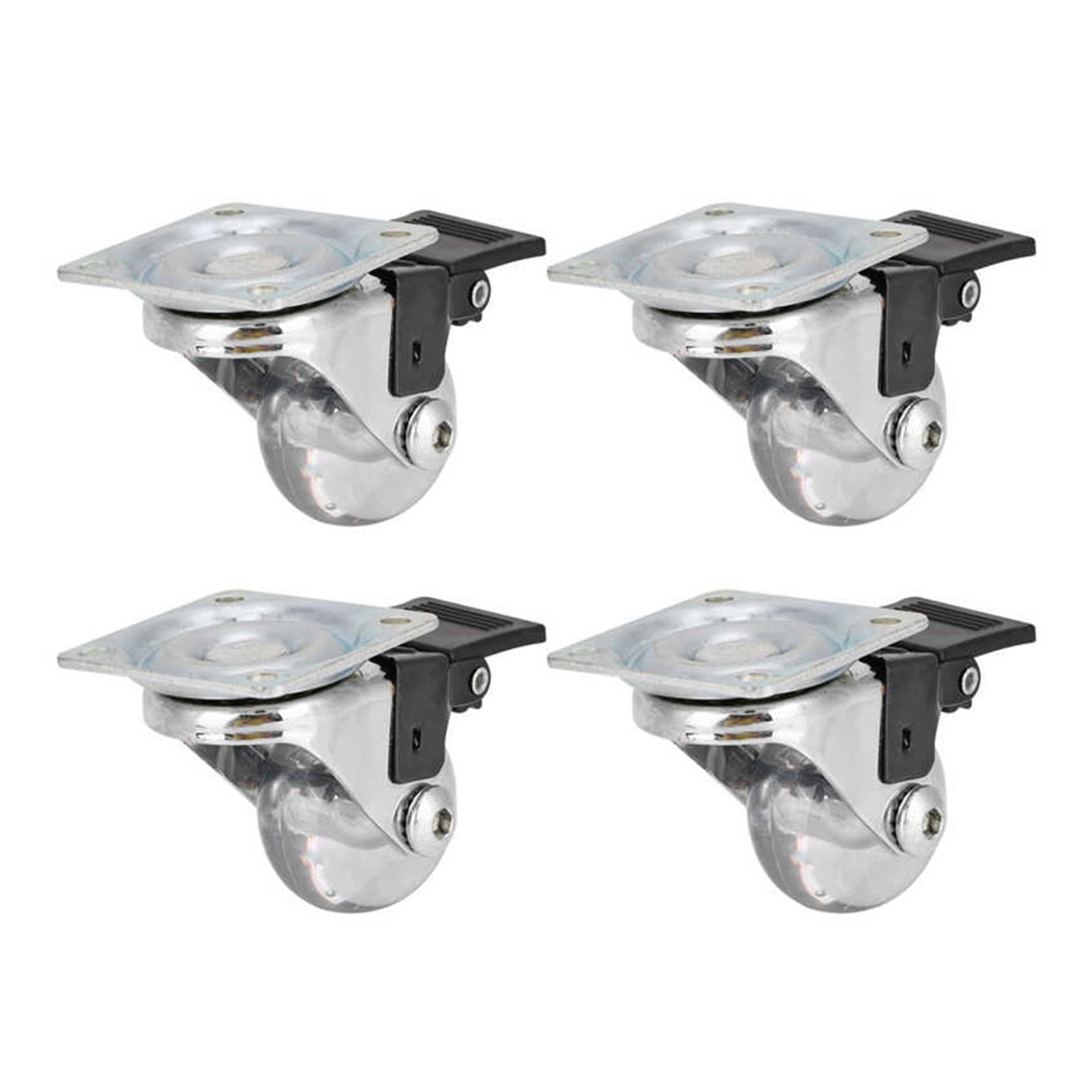 4Pcs 360 Degree Rotating Universal Caster Wheel Cabinet Furniture Chair ...