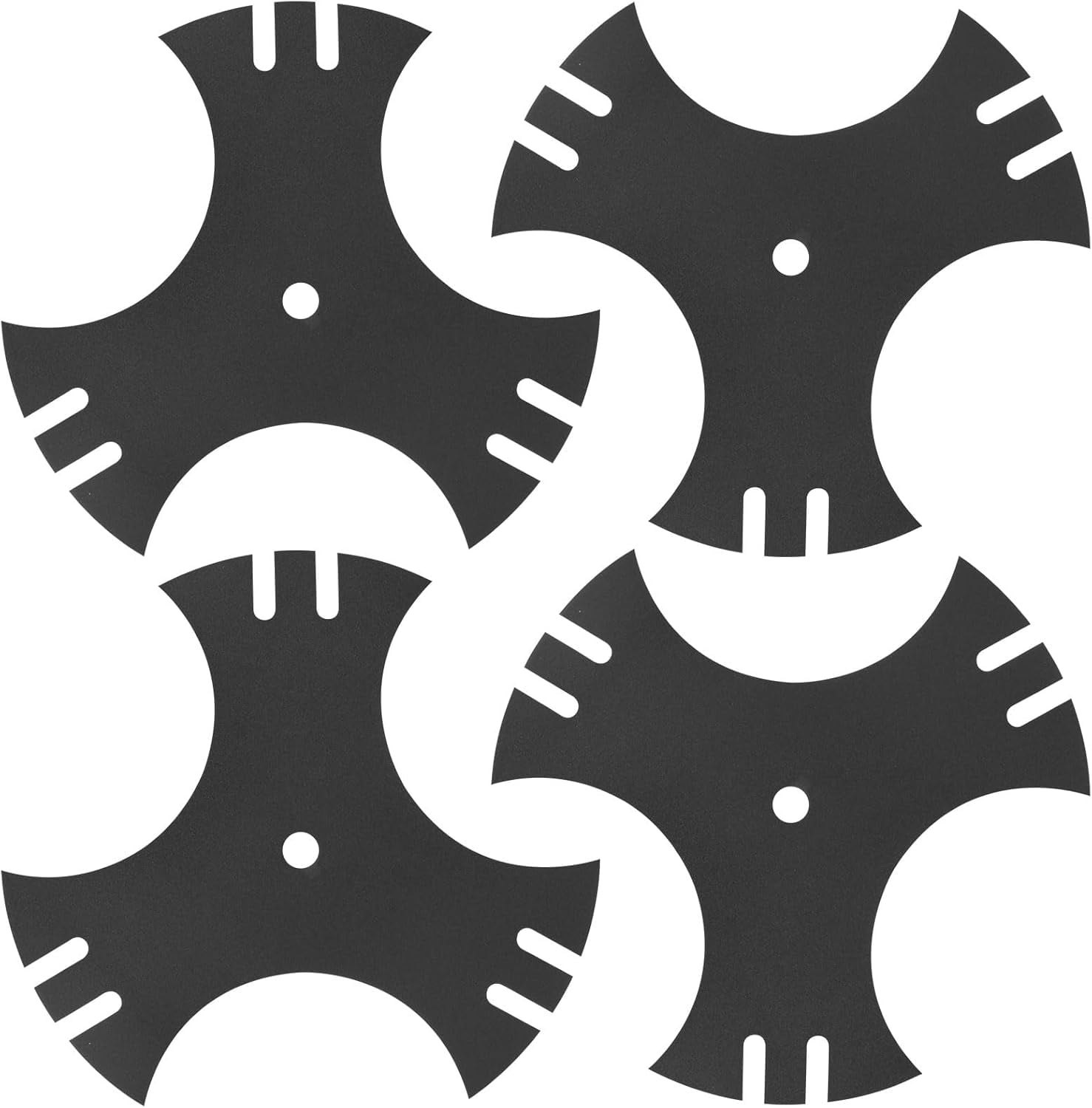 4Pcs 375-411 050568 Star Edger Blade 9" X 1/2" Center Hole Compatible ...