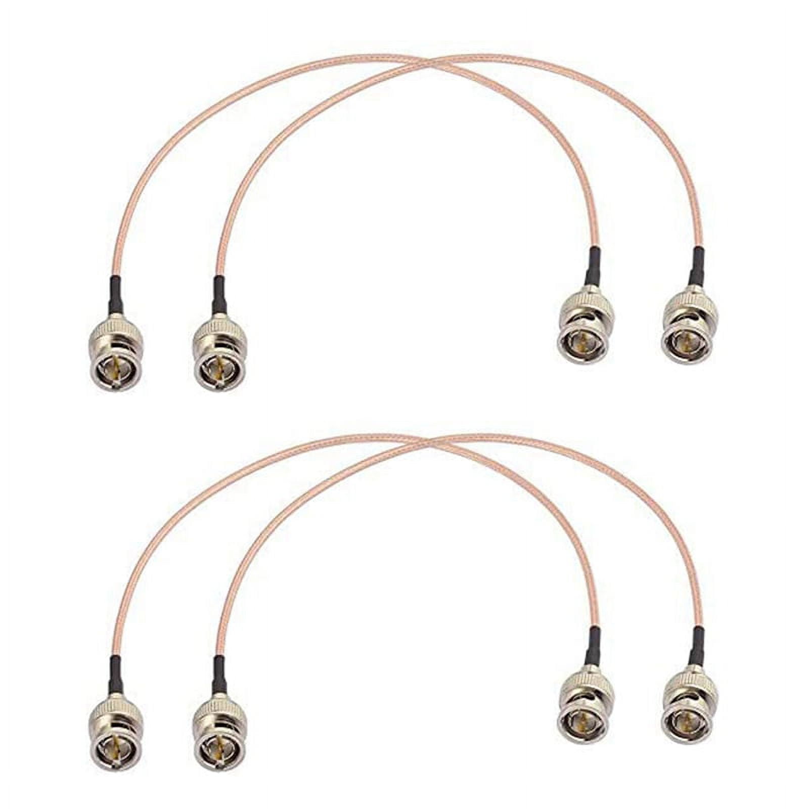 4Pcs 3G HD SDI Cable BNC Cable 30cm 75 Ohm for Cameras Video Equipment ...