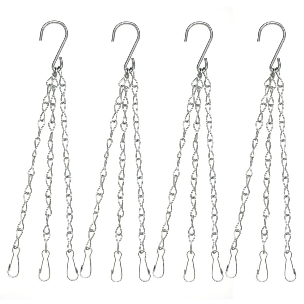 4Pcs 3Leads/4Leads Hanging Chain with Hooks Flower Pot Chain ...