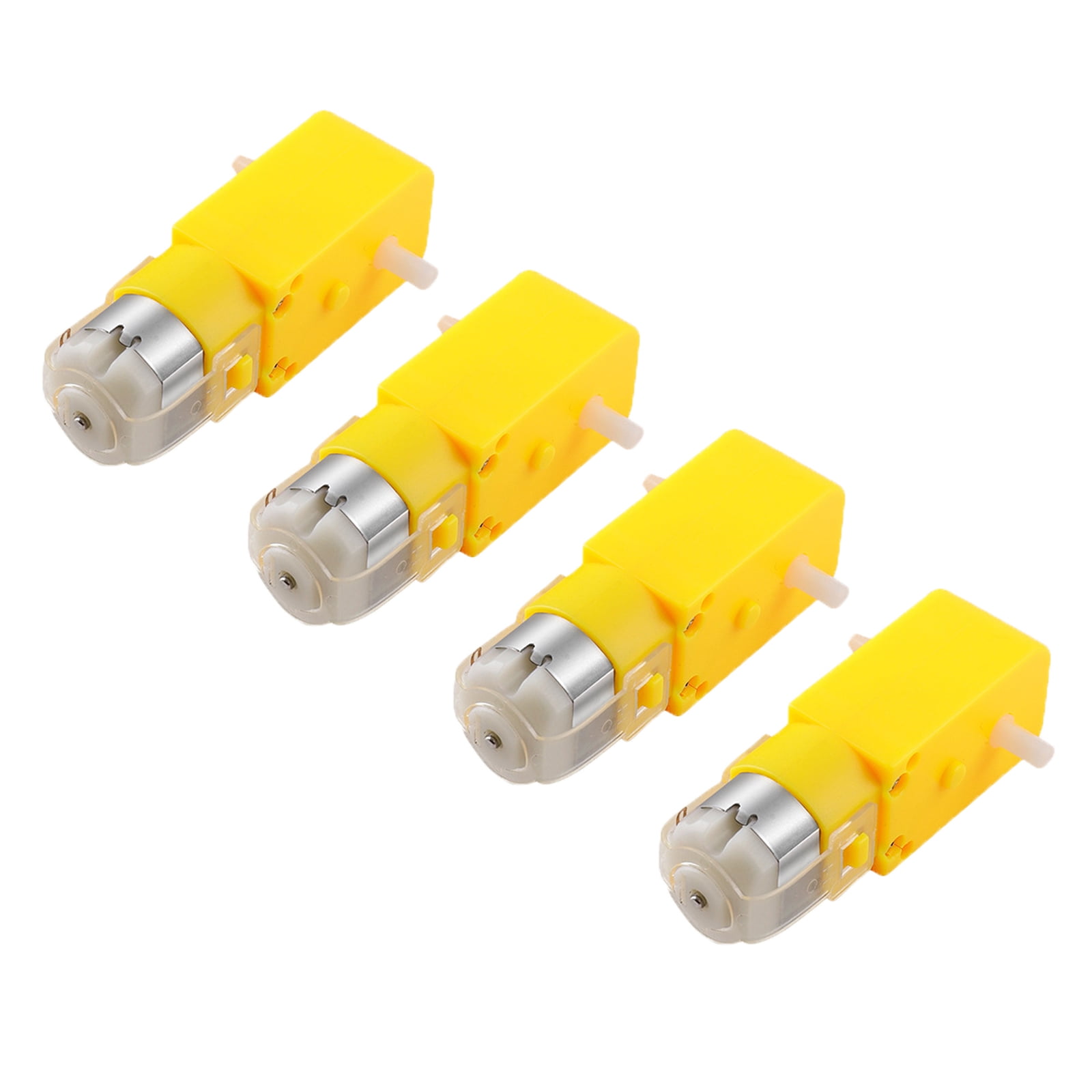 4Pcs 3V Double Shaft Gearboxes Motor Intelligent Car Robot Toy Motor ...