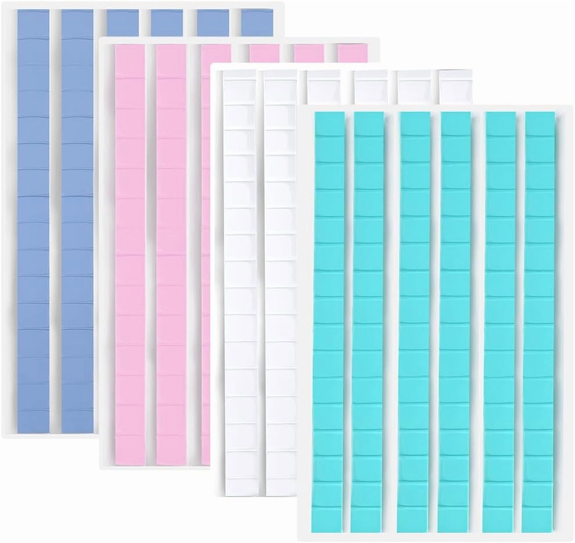 4Pcs 4 Colors Reusable Nail Art Plasticine Clay False Nail Tips Sticky ...